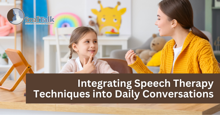 Integrating Speech Therapy Techniques into Daily Conversations ...